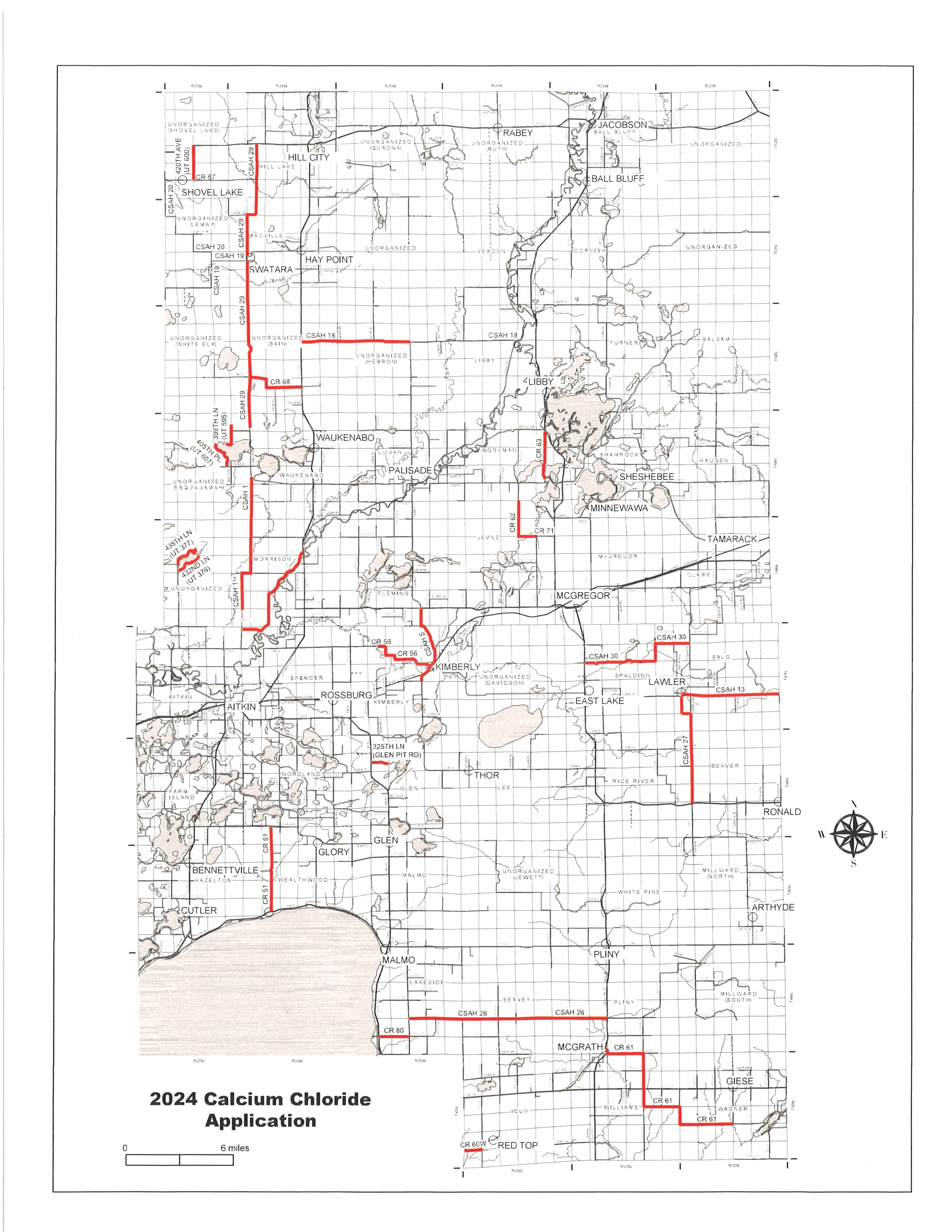 Calcium Chloride Applications | Aitkin County, MN
